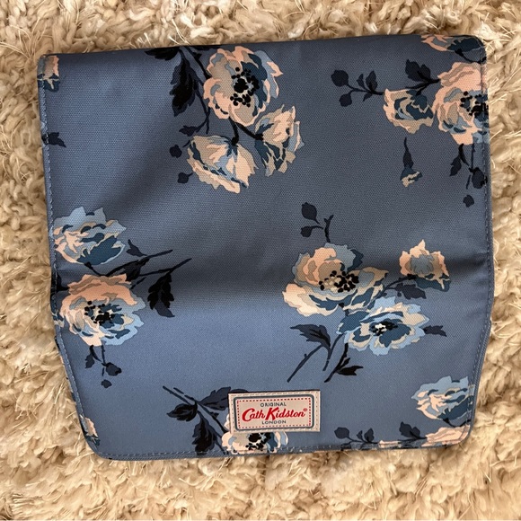 Bags | Carl Kidston Blue Floral Clutch Wallet | Poshmark
